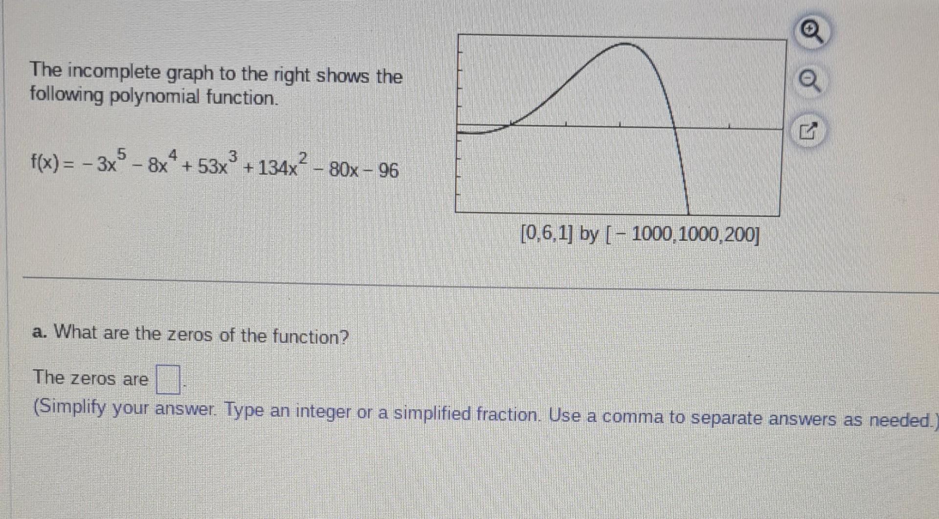 Solved The incomplete graph to the right shows the following | Chegg.com