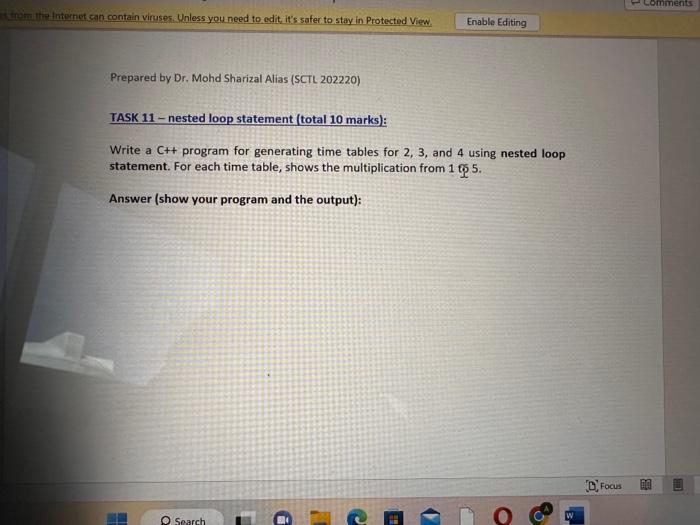 Solved TASK 1 - if statement ( 10 marks): Write a C++program | Chegg.com Solved TASK 1 - if statement ( 10 marks): Write a C++program | Chegg.com
