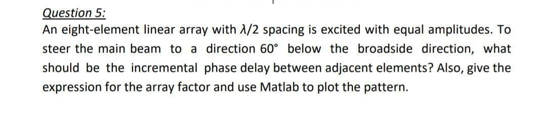 Solved I just need the Matlab programing for this question | Chegg.com