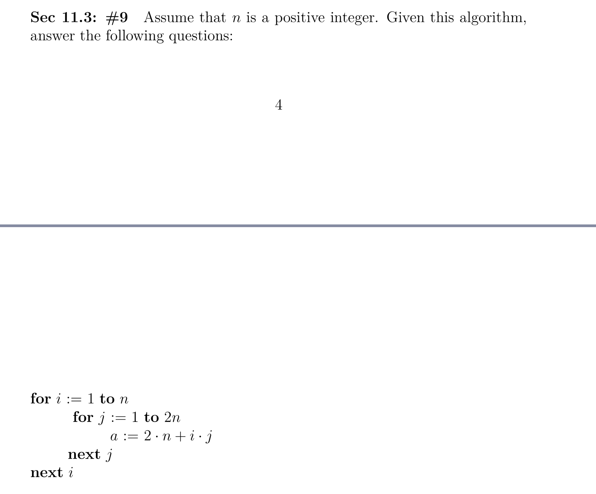 Solved Sec 11 3 9 ﻿assume That N ﻿is A Positive Integer