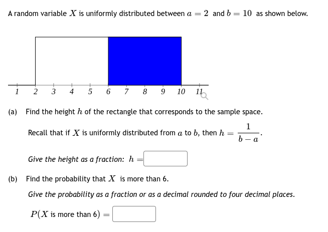 Solved A random variable x ﻿is uniformly distributed between | Chegg.com