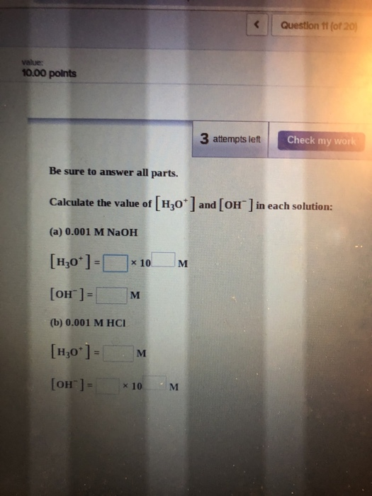 Solved Question 1 (of 20 value 10.00 polnts 3 attempts left | Chegg.com
