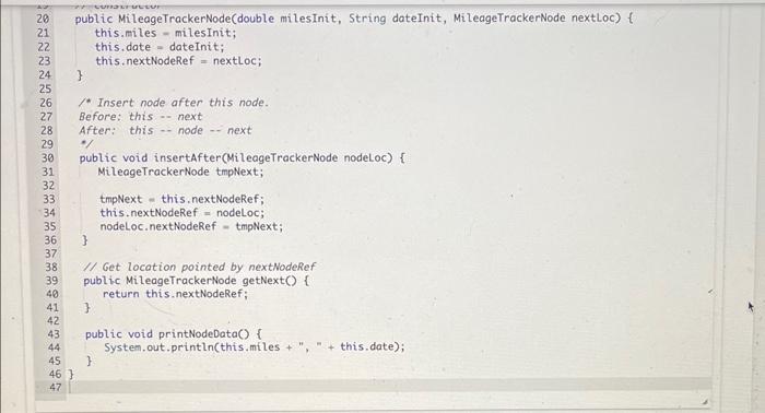 Solved Java// please complete the code for both files. I | Chegg.com