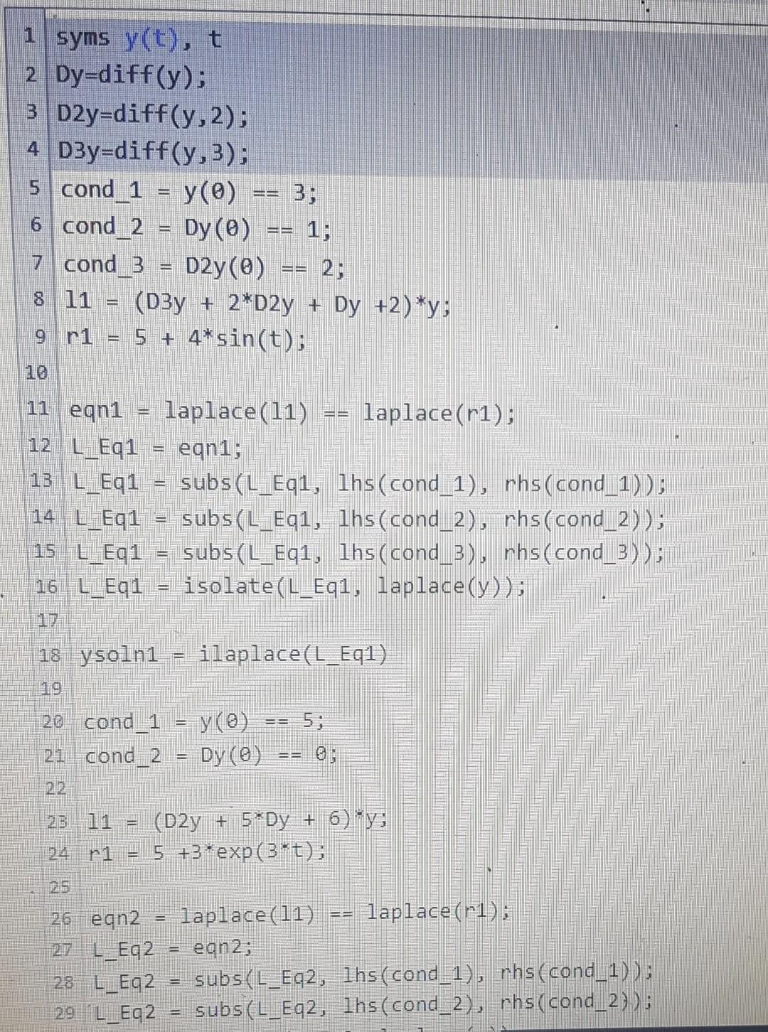 Solved Solving Differential Equation by Laplace Transform | Chegg.com