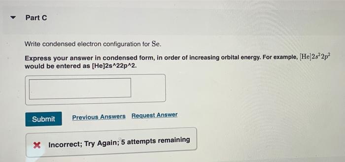 Solved Part 1 Write Full Electron Configurations For B