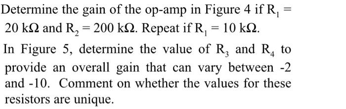 Solved Figure 5. Inverting amplifier with variable gain. NC | Chegg.com