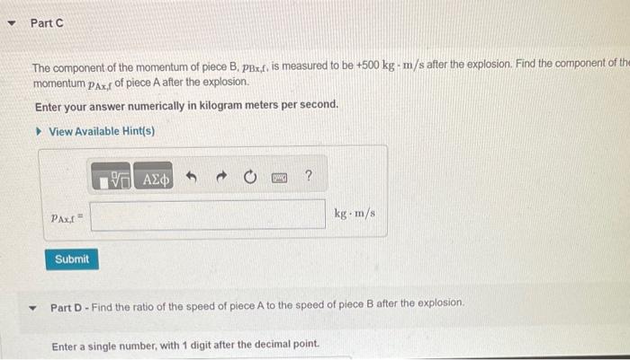 Solved A giant "egg" explodes as part of a fireworks | Chegg.com