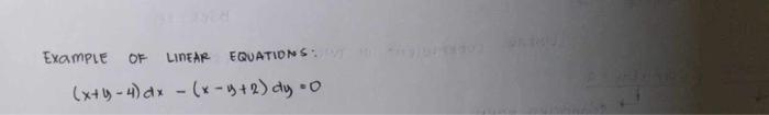 Solved Coefficients Linear in the Two Variable This is just | Chegg.com