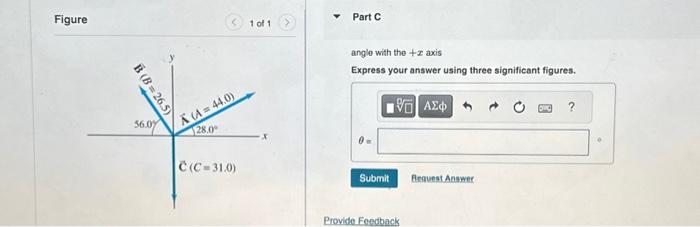 Solved Three vectors are shown in the figure. Their | Chegg.com