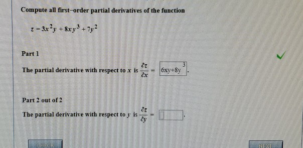Solved Compute all first-order partial derivatives of the | Chegg.com