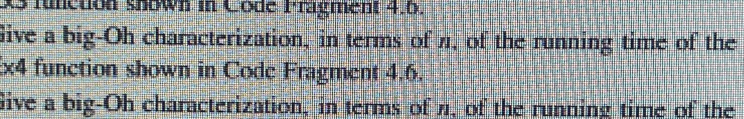Solved Give a big-Oh characterization, in terms of n, ﻿of | Chegg.com