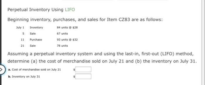 Solved Periodic Inventory Using FIFO, LIFO, and Weighted | Chegg.com