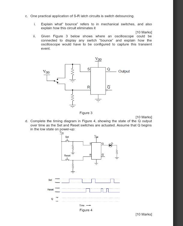 Solved a. Figure 1 shown here is called an S−R latch: | Chegg.com
