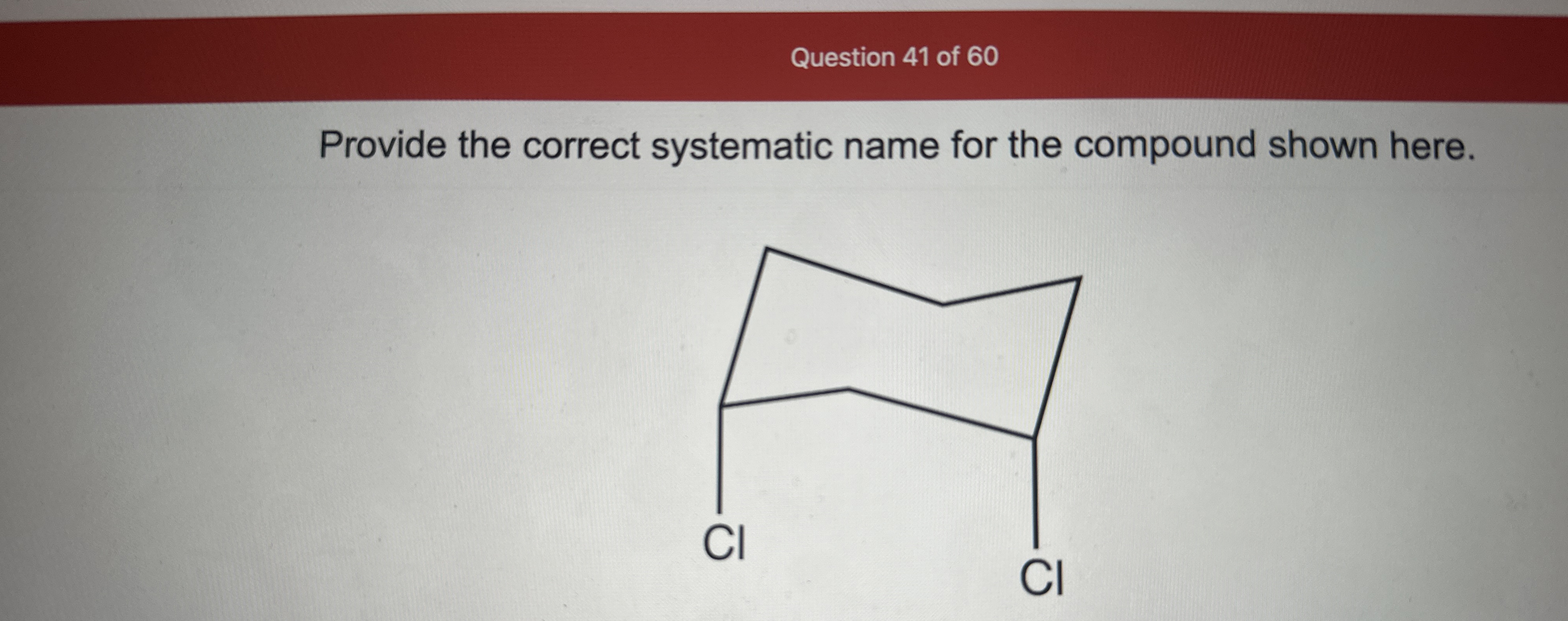 Solved Provide the correct systematic name for the compound | Chegg.com