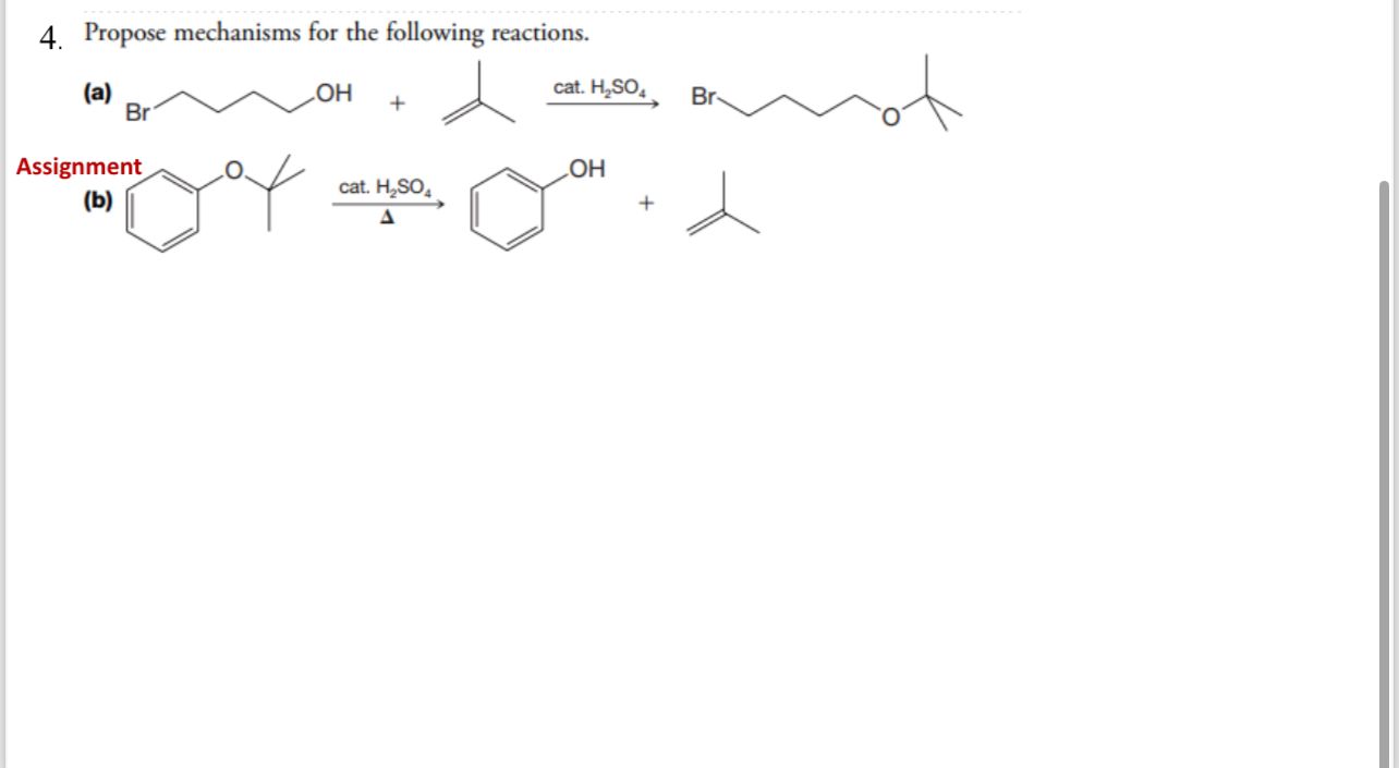 Solved Propose mechanisms for the following | Chegg.com