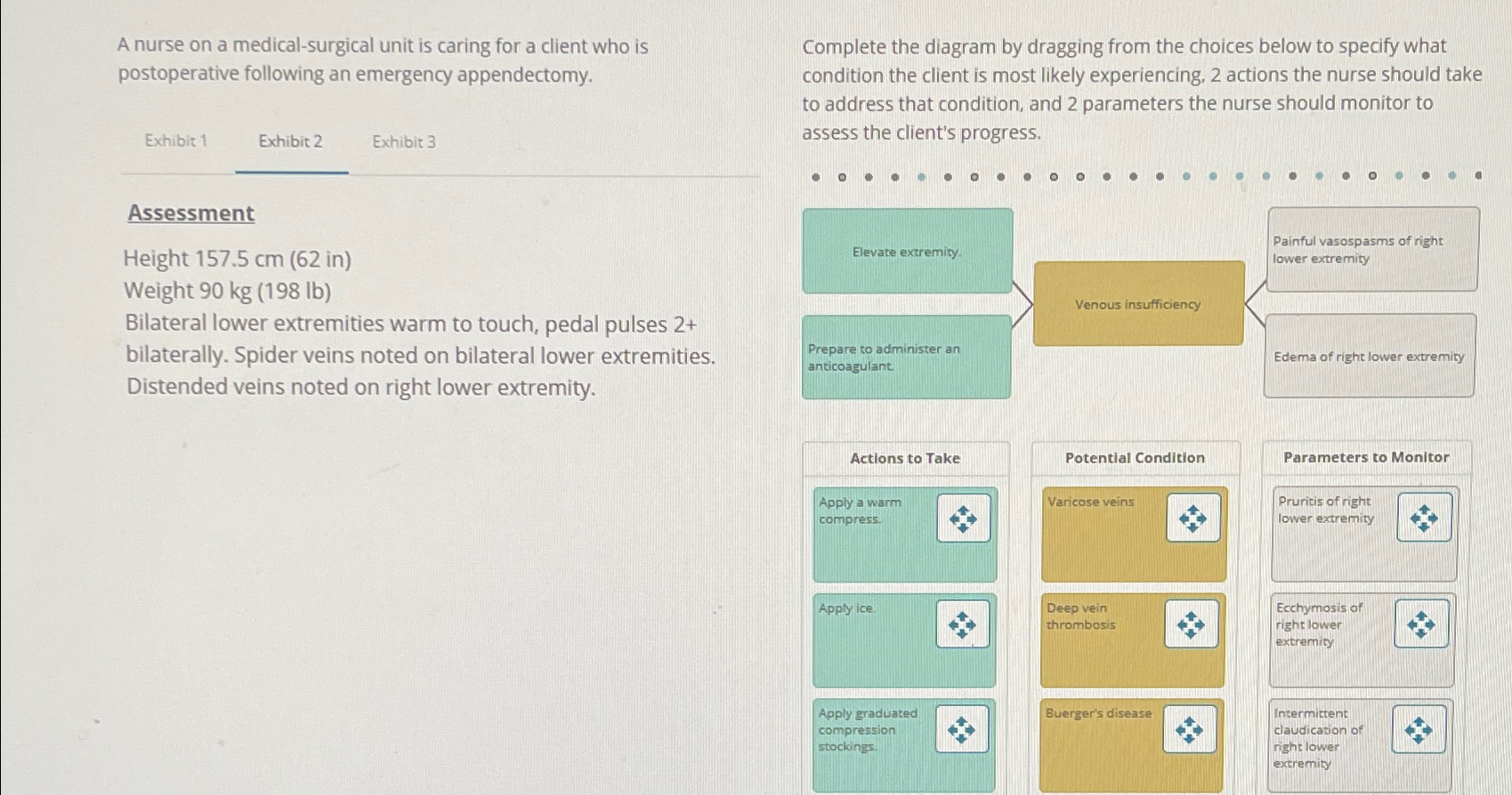 Solved A nurse on a medical-surgical unit is caring for a | Chegg.com
