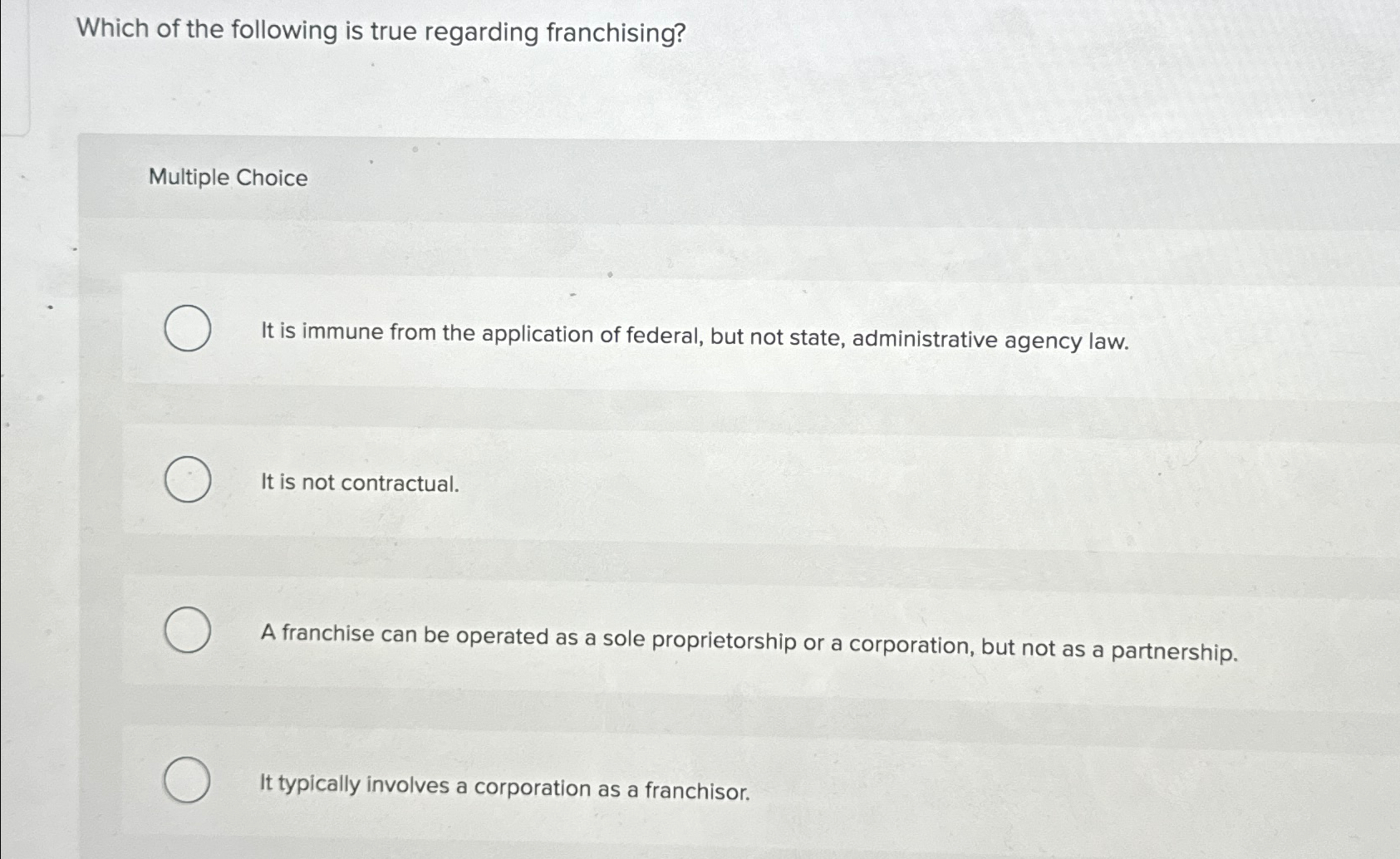 Solved Which of the following is true regarding | Chegg.com