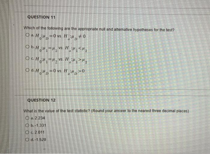 Solved Use the following setup tor questions 10-14: | Chegg.com