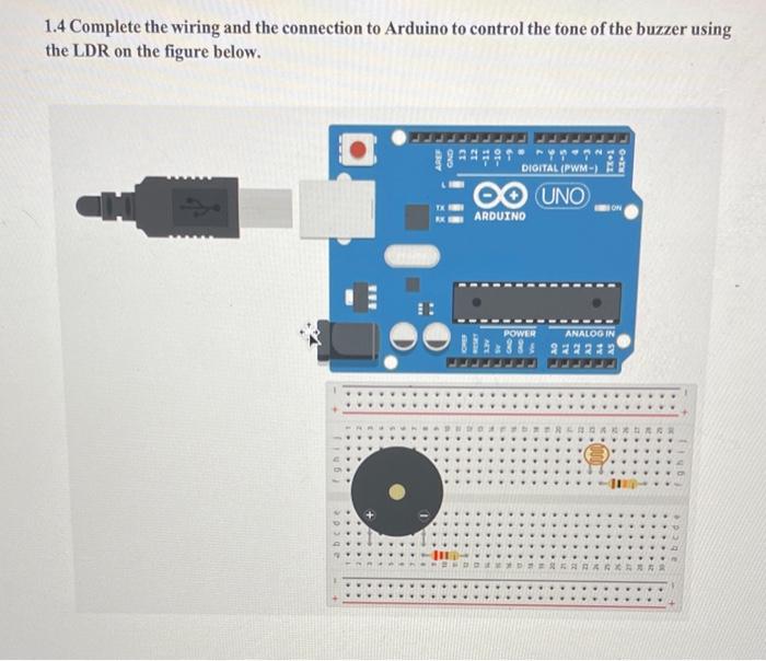 Solved list of components to be used:breadboard , 10K ohms | Chegg.com