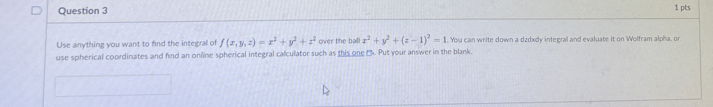 Solved Question 31 ﻿ptsUse anything you want to find the | Chegg.com