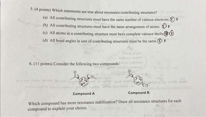 Solved 5. (4 points) Which statements are true about | Chegg.com