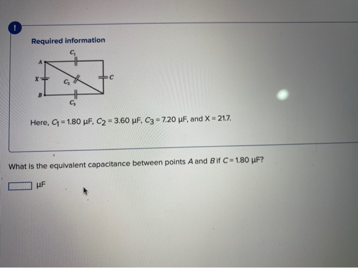 Solved Required information part 1 Here, C1 = 1.80 | Chegg.com