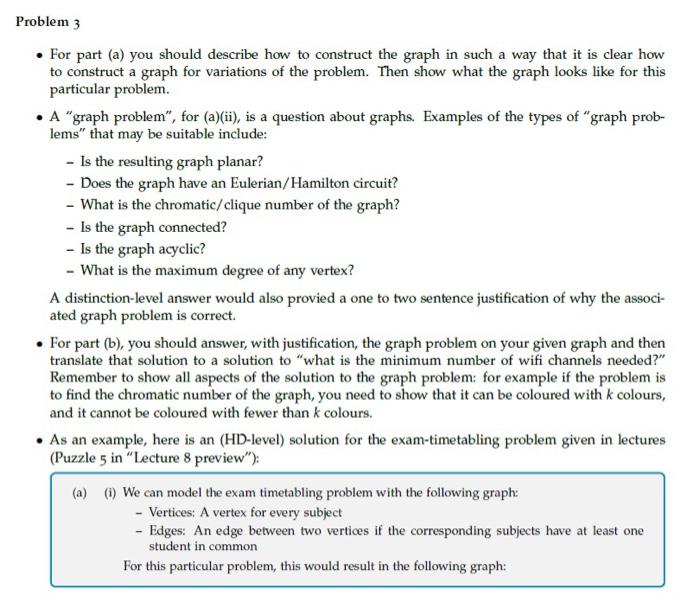 Solved Problem 3 (12 marks) Eight houses are lined up on a | Chegg.com