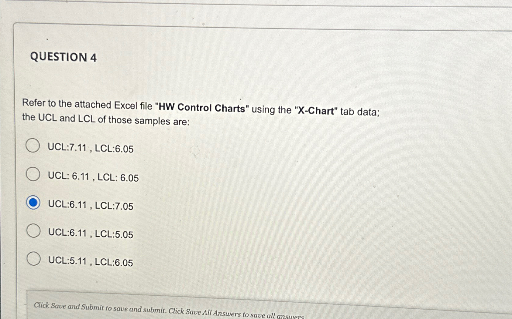 Solved QUESTION 4Refer to the attached Excel file "HW | Chegg.com