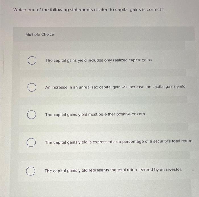 Solved Which one of the following statements related to | Chegg.com