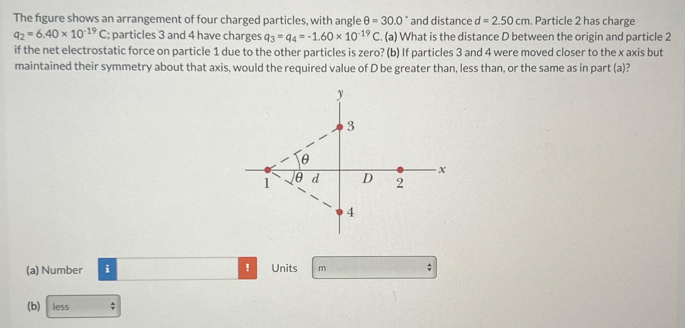 Solved The figure shows an arrangement of four charged | Chegg.com