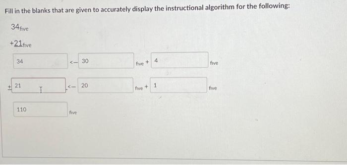 Solved Fill in the blanks that are given to accurately | Chegg.com