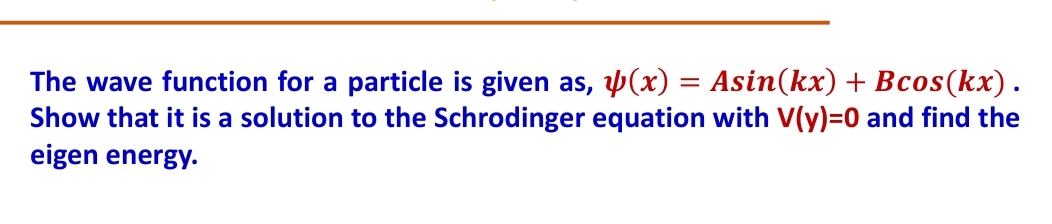 Solved The wave function for a particle is given | Chegg.com