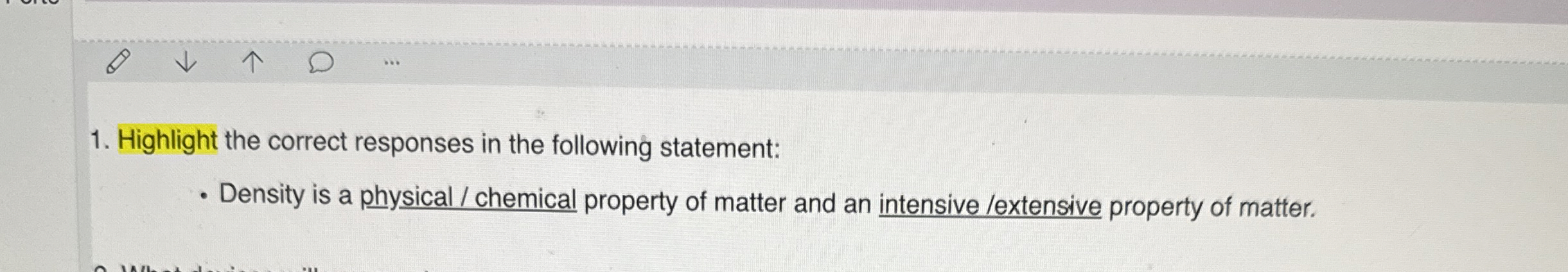 Solved Highlight the correct responses in the following | Chegg.com
