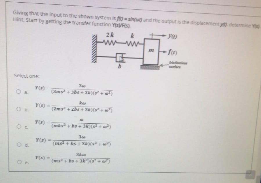 Solved rses dhe This course Clear my choice For the system | Chegg.com