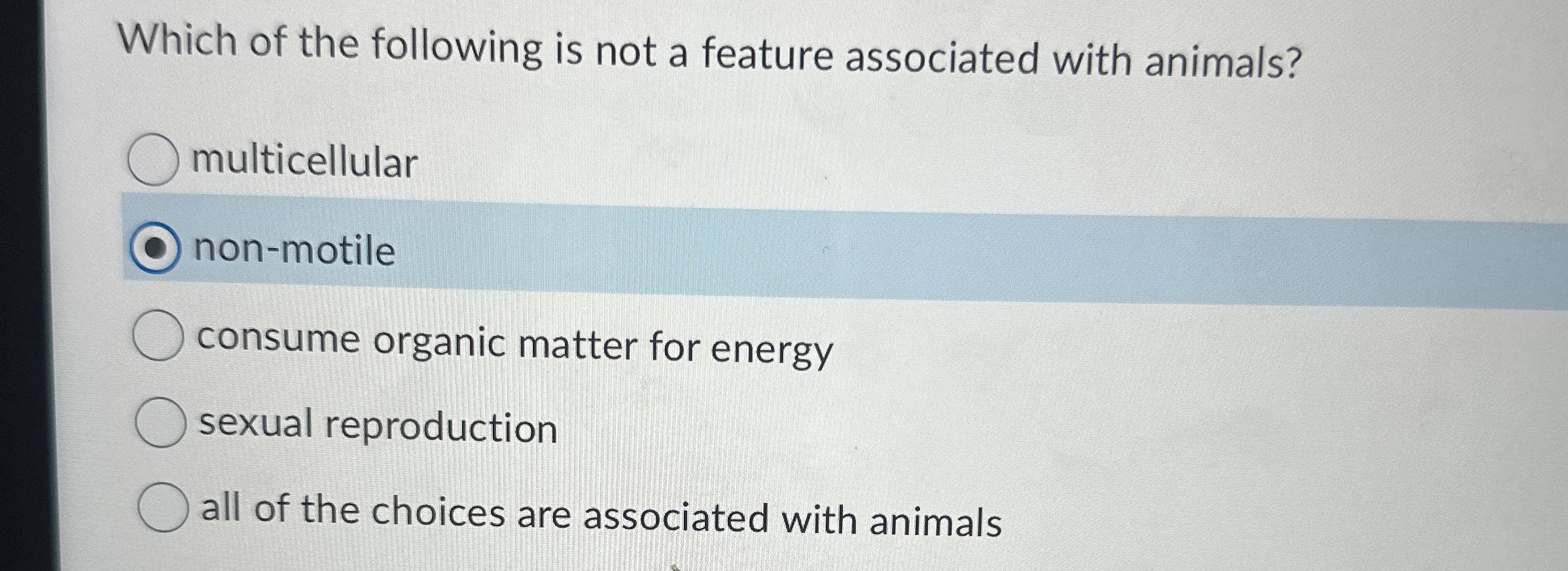 Solved Which of the following is not a feature associated | Chegg.com