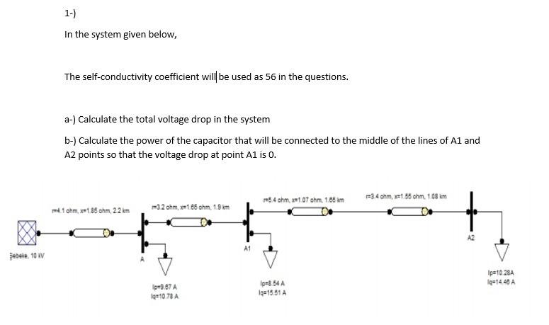 Solved 1-) In the system given below, The self-conductivity | Chegg.com