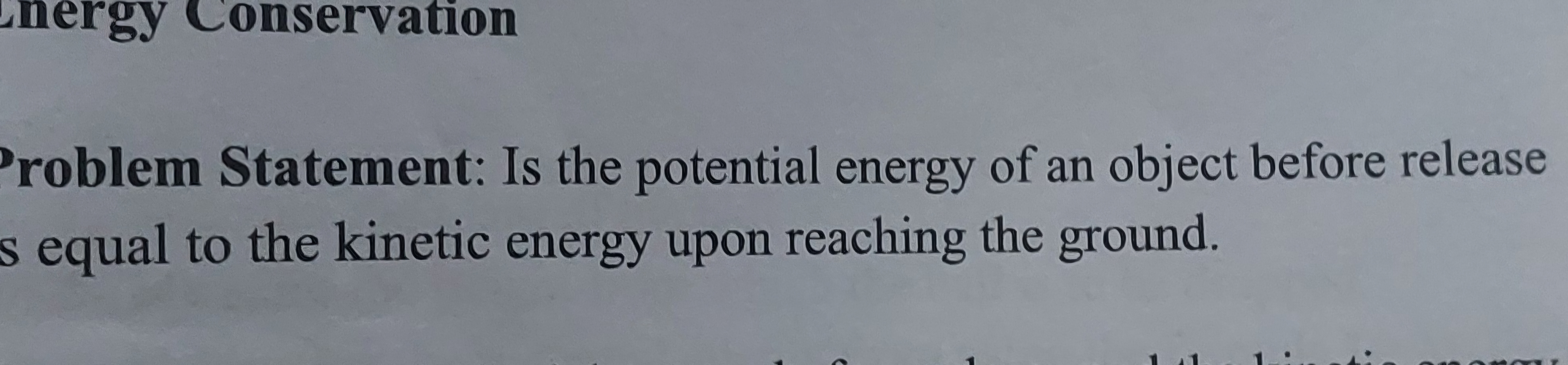 Solved roblem Statement: Is the potential energy of an | Chegg.com