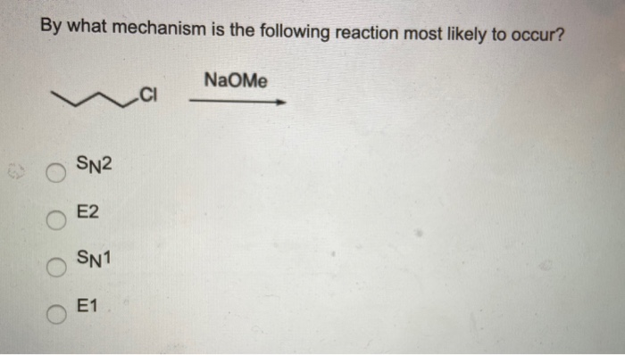 Solved By what mechanism is the following reaction most | Chegg.com
