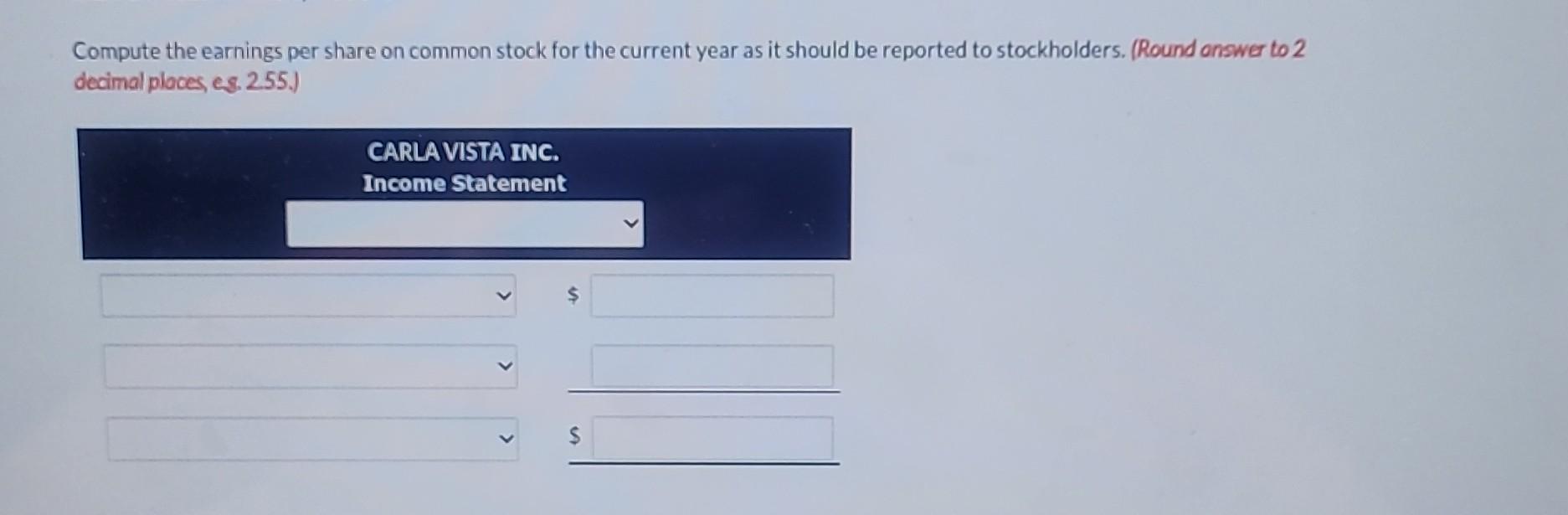 Solved A portion of the combined statement of income and | Chegg.com