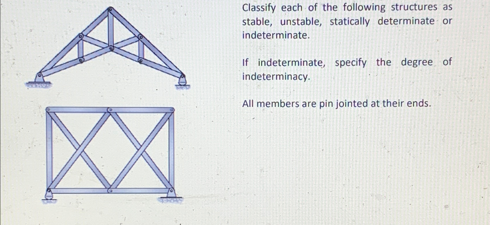 Solved Classify each of the following structures as stable, | Chegg.com