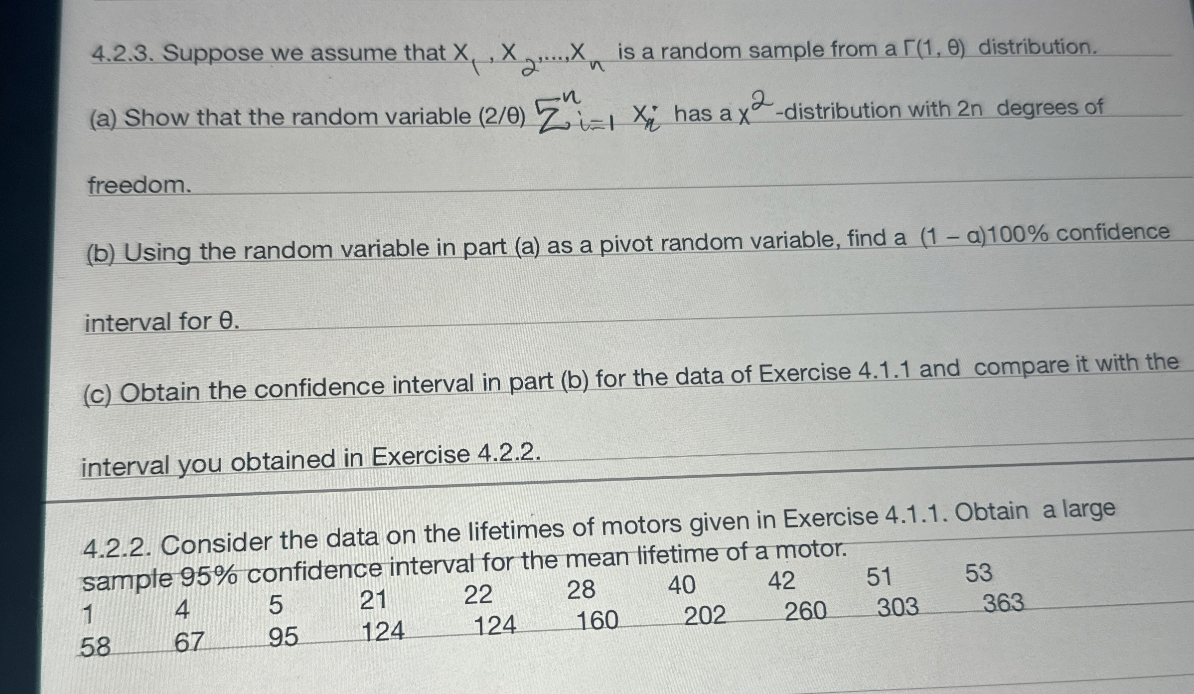 Solved 4.2.3. ﻿Suppose we assume that x1,x2,dots,xn ﻿is a | Chegg.com