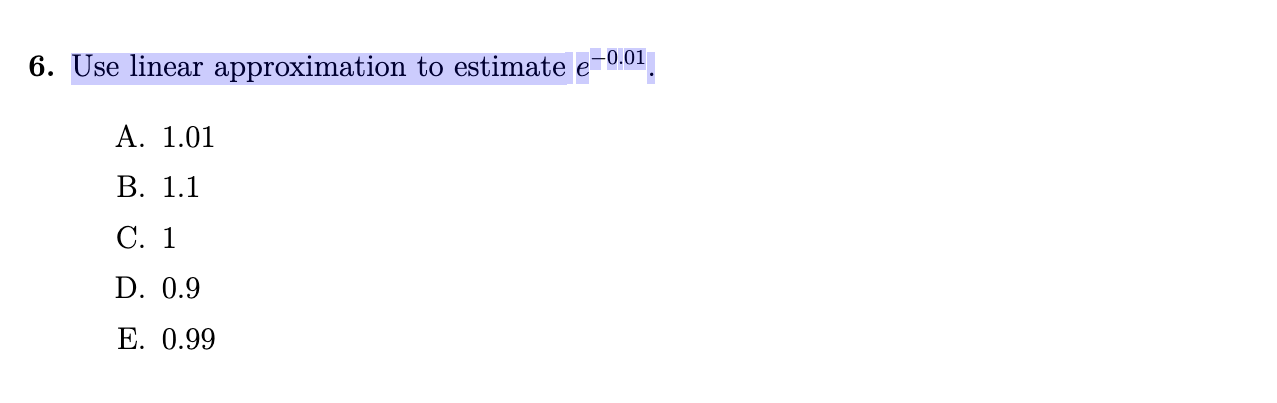 Solved Use linear approximation to estimate | Chegg.com