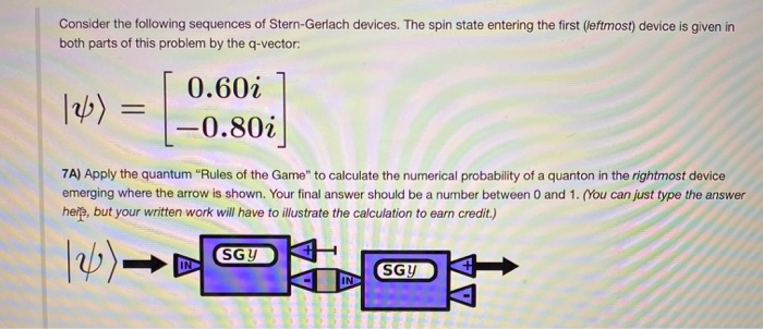 Consider the following sequences of Stern-Gerlach | Chegg.com