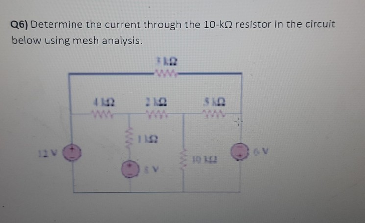 Solved Q5) Use mesh analysis to obtain io in the circuit | Chegg.com
