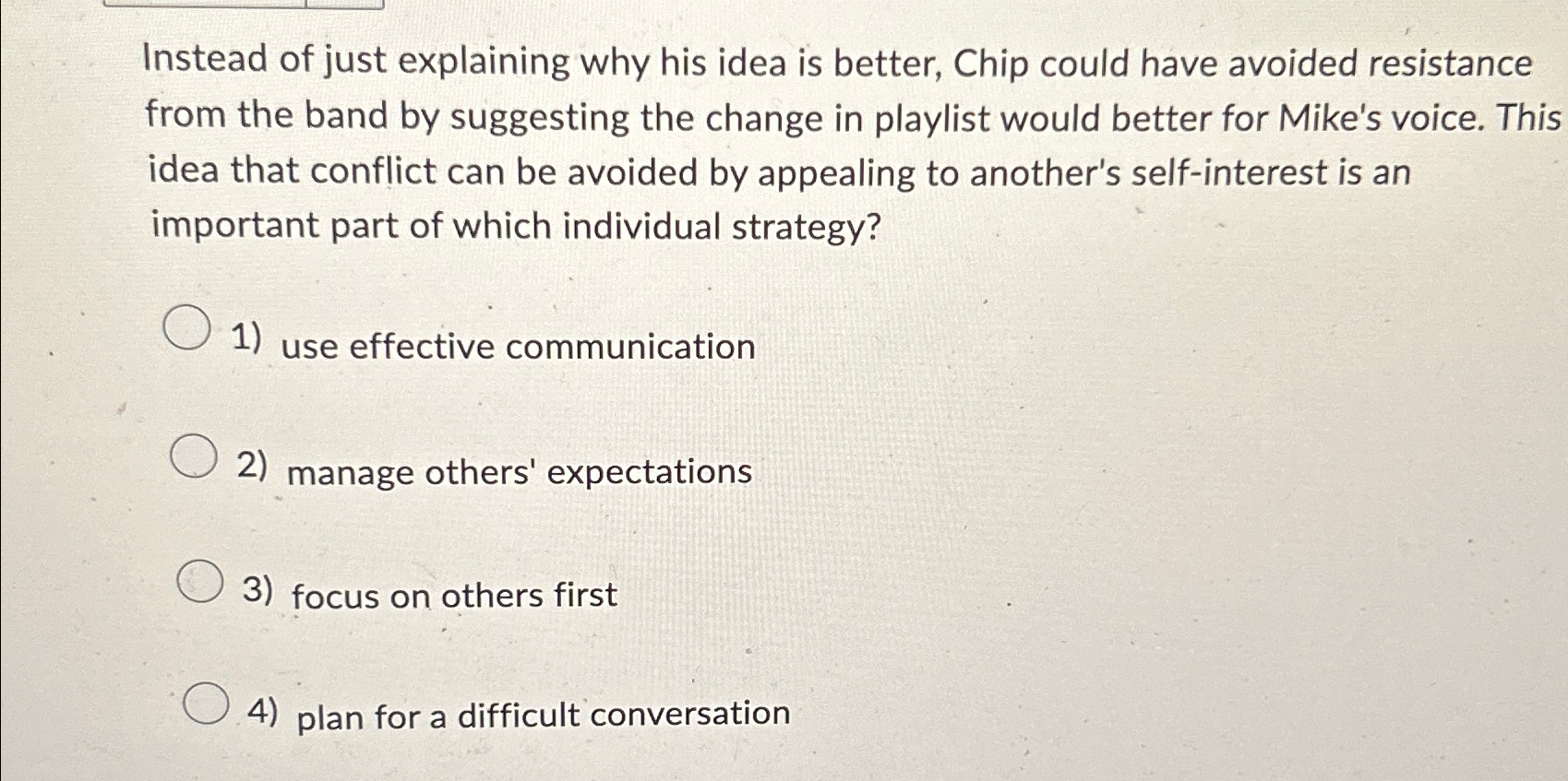 Solved Instead of just explaining why his idea is better, | Chegg.com