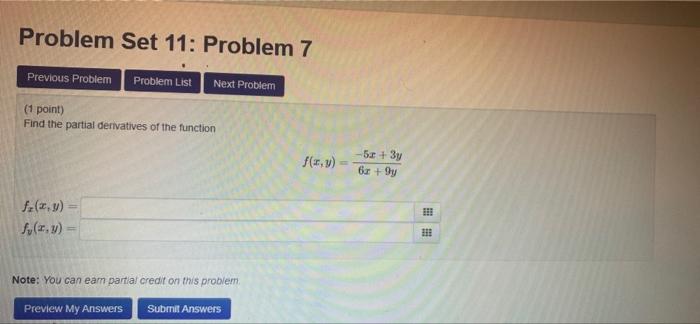 Solved Problem Set 11: Problem 7 Previous Problem Problem | Chegg.com