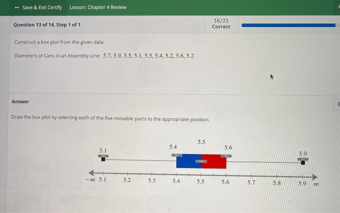 Solved - Save & Exit Certify Lesson: Chapter 4 Review | Chegg.com