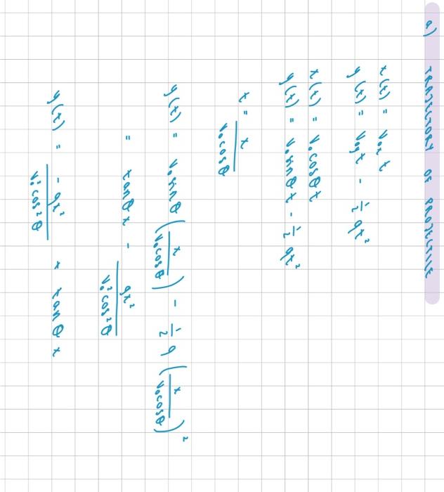 Solved A projectile is launched with initial speed Vo at an | Chegg.com