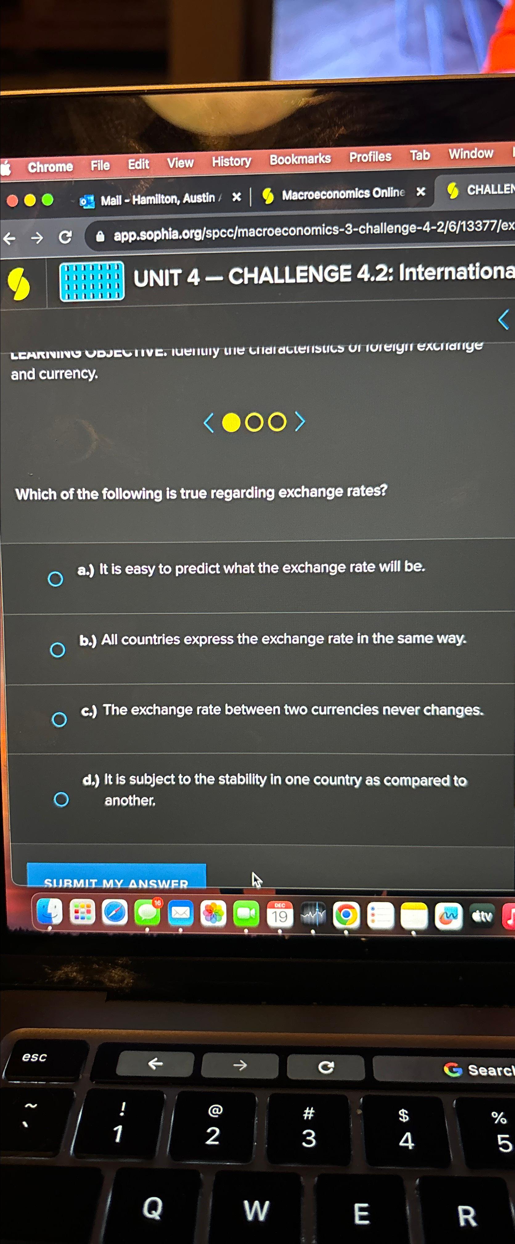 Solved UNIT 4 - ﻿CHALLENGE 4.2: Internationa and | Chegg.com