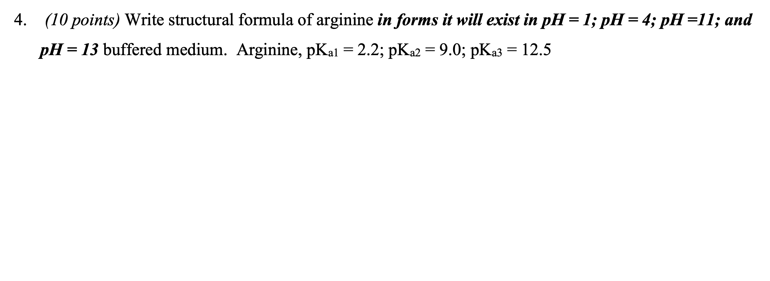 Solved (10 points) Write structural formula of arginine in | Chegg.com Solved (10 points) Write structural formula of arginine in | Chegg.com
